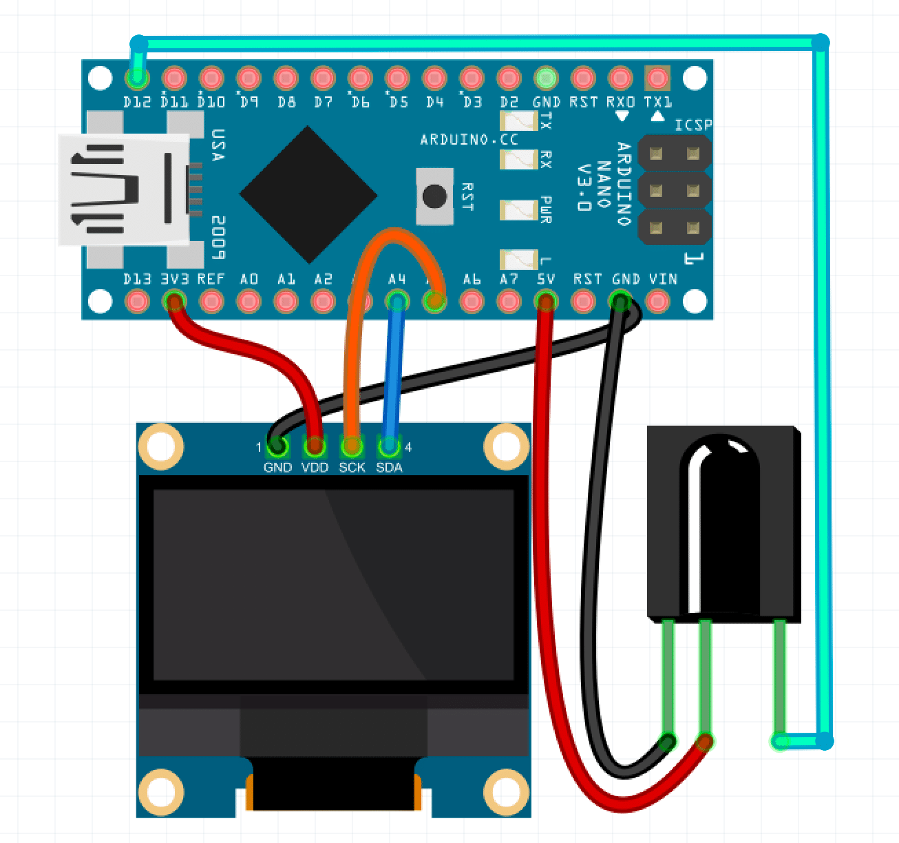 IR Remote Decoder With OLED Display » DIY Usthad