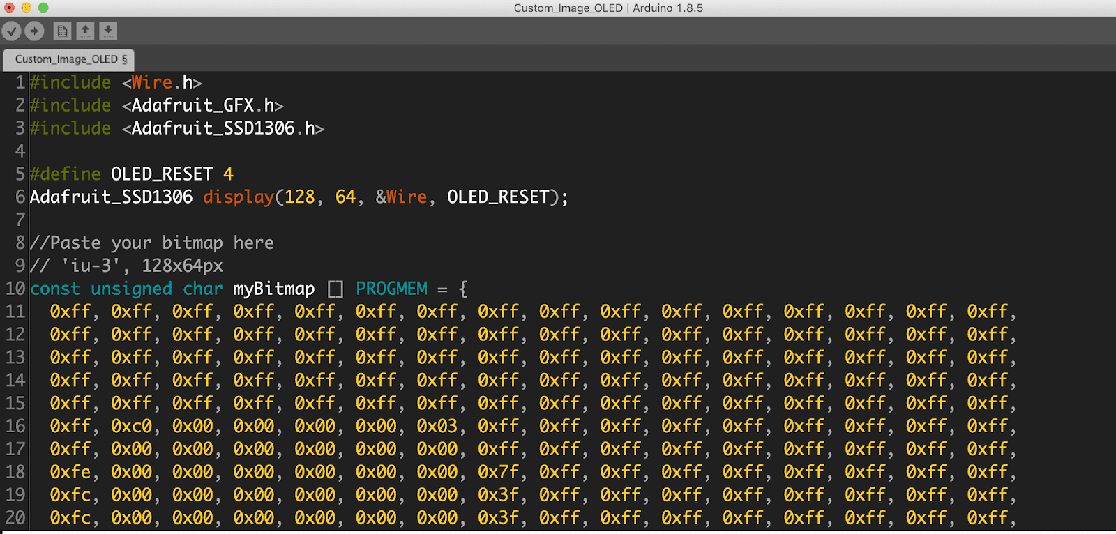 Display Images in OLED Display » DIY Usthad