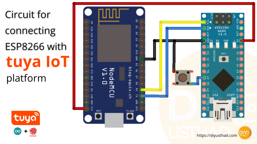Tuya IoT with ESP8266 & Arduino » DIY Usthad
