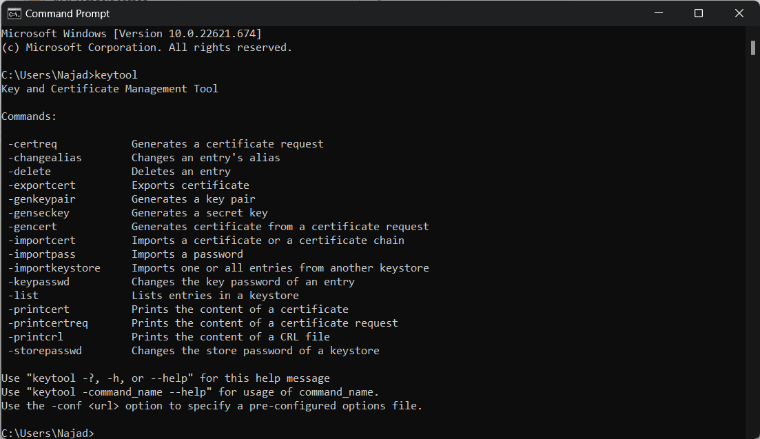 Solved Keytool Is Not Recognized As An Internal Or External Command Diy Usthad