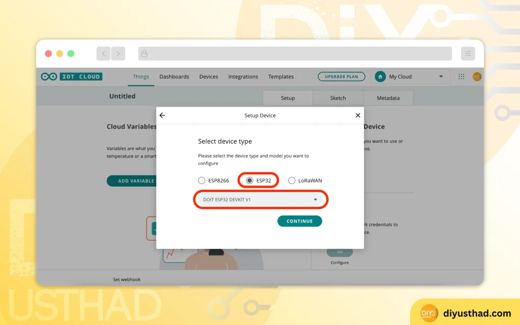 Arduino Iot Cloud Using Esp32 Esp8266 For Absolute Beginners Diy Usthad