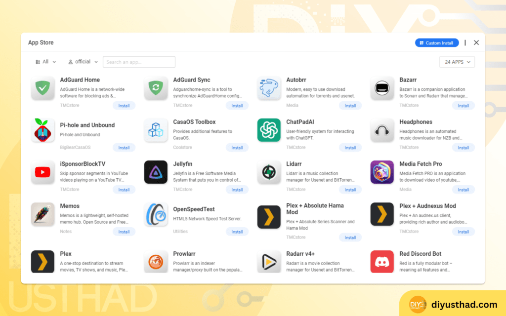 CasaOS: A Simple Open-Source Personal Cloud System With 20 Pre ...